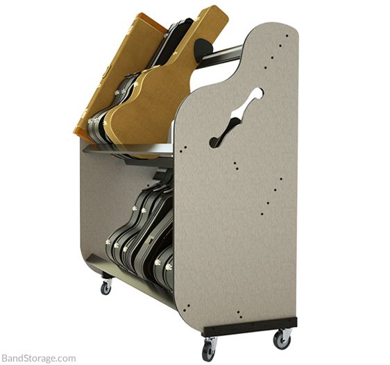 Guitar Case Storage Carts For Music Classrooms Band Storage