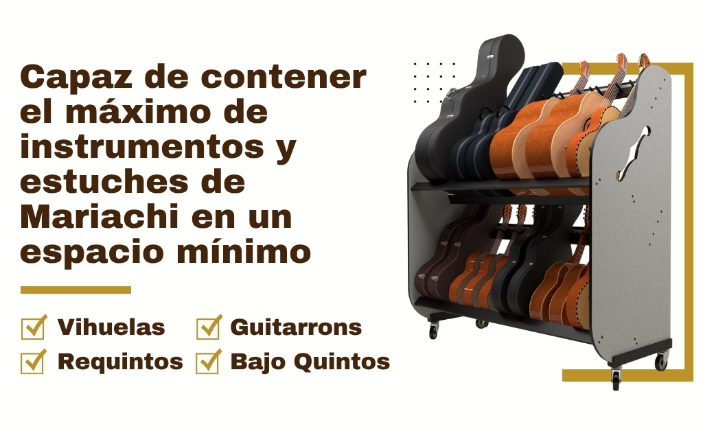 The Band Room™ Mariachi Instrument Storage Rack for Music Teachers ...