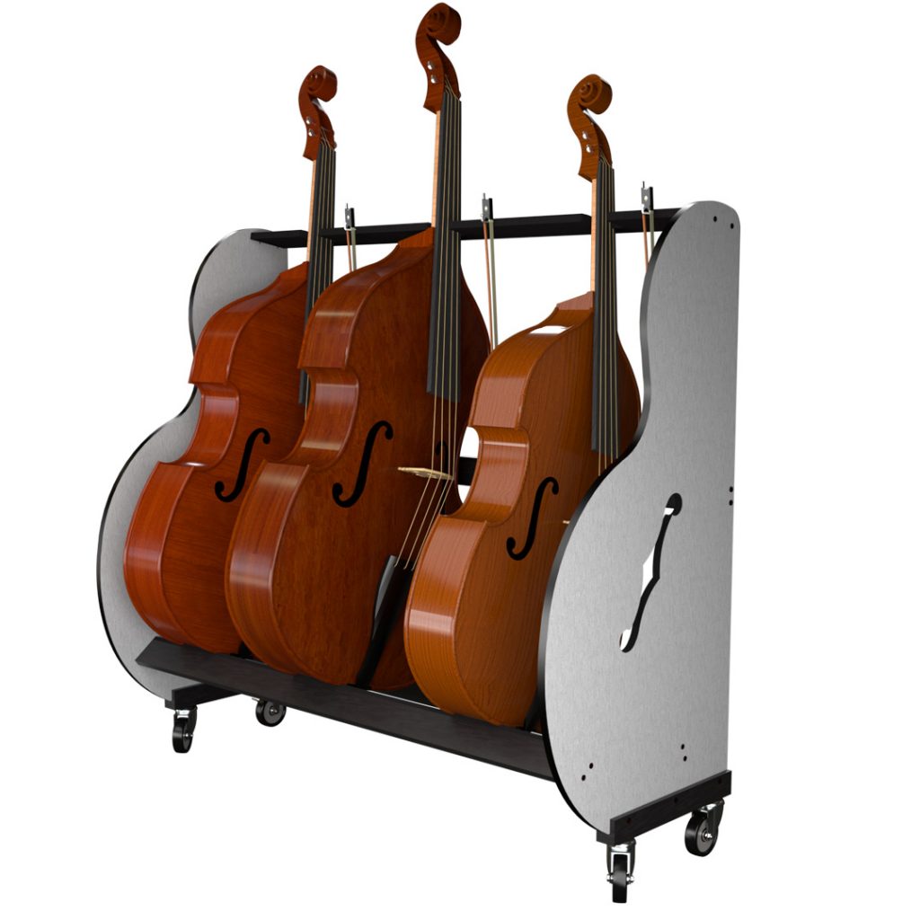 The Band Room™ Double Bass Storage Rack for Music Teachers ...
